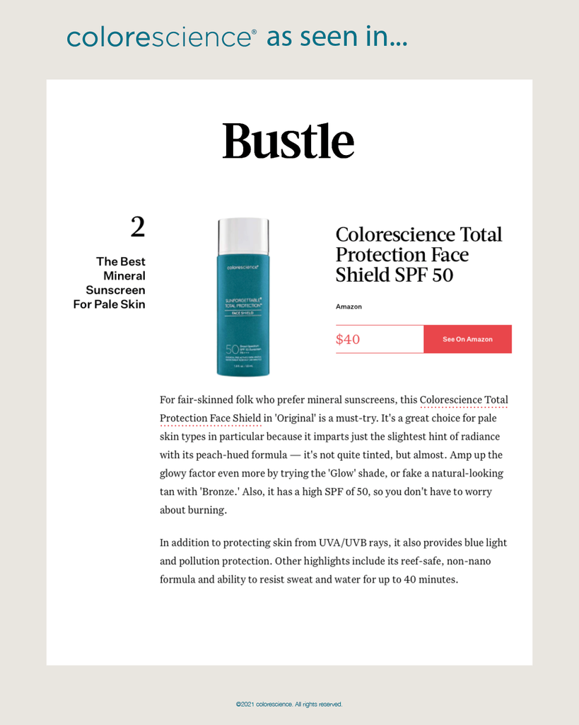 Voted for The Best Mineral Sunscreen For Pale Skin – Colorescience