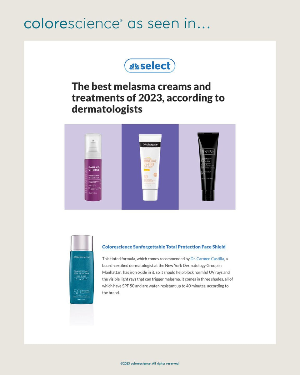 Derm-Approved Sunscreen for Melasma – Colorescience