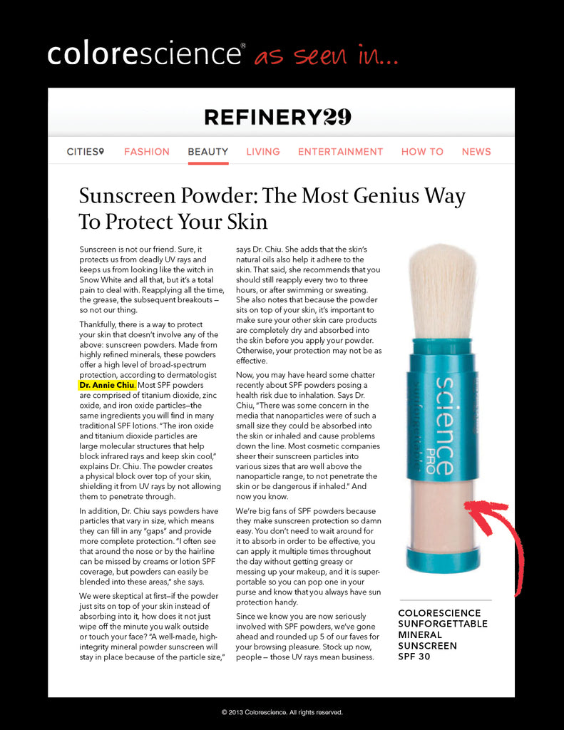 Sunscreen Powder: The Most Genius Way To Protect Your Skin – Colorescience